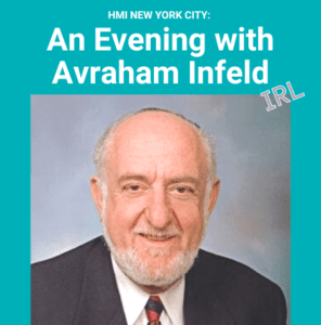 HMI New York City: An Evening with Avraham Infeld (IRL) | Honeymoon Israel